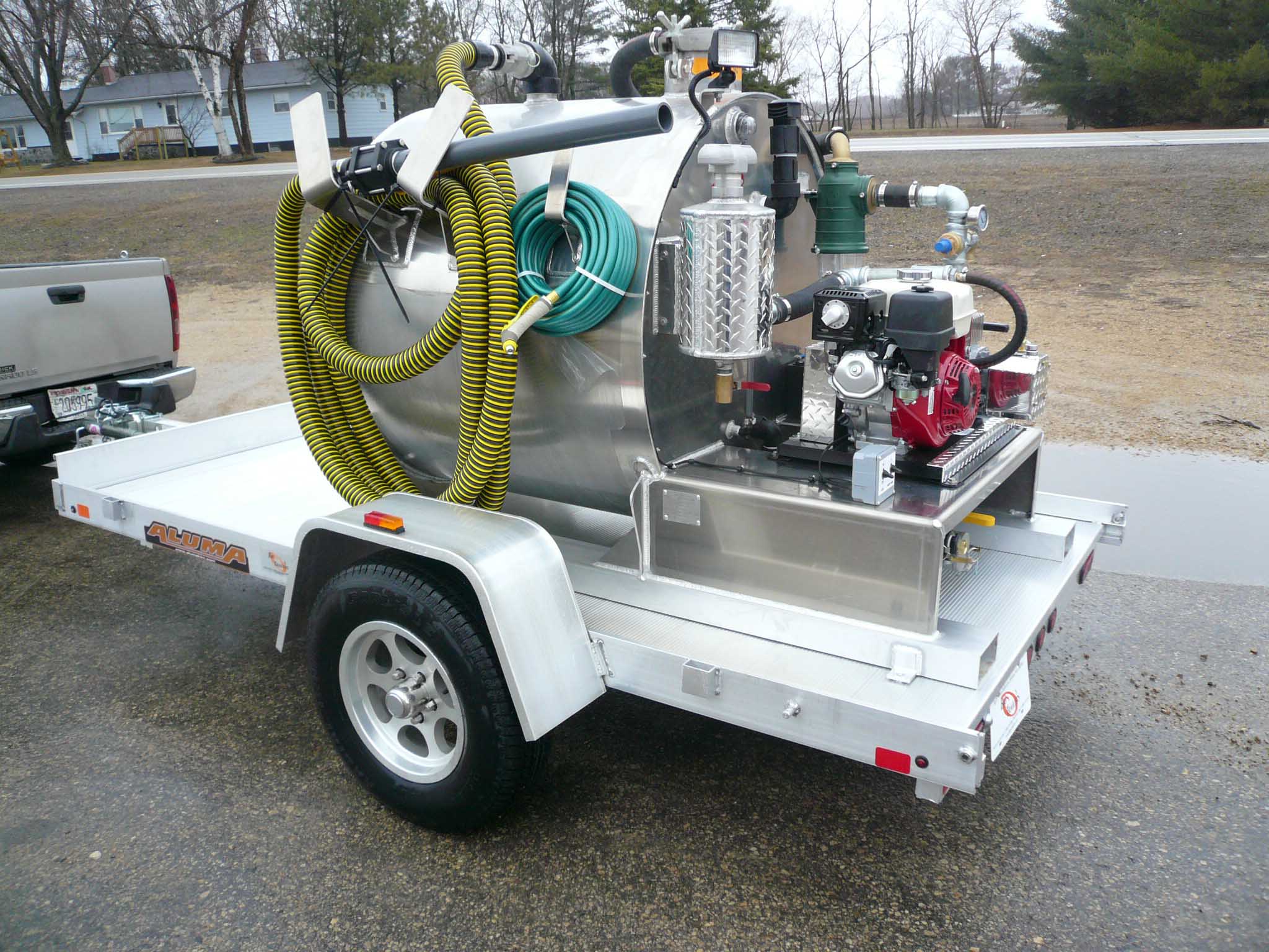 Wabash (300-Gallon) "Portable Restroom Service" Slide-In Unit - Vacuum ...
