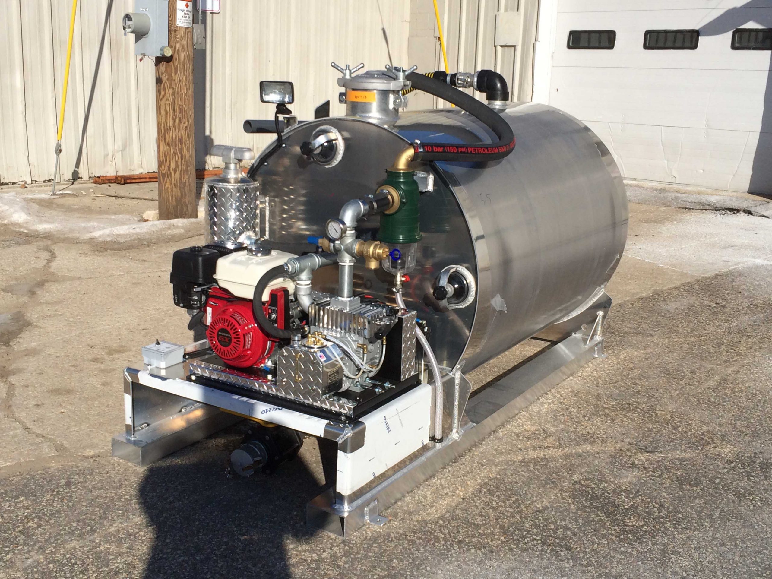 Wabash (450-Gallon) "Vacuum Only Service" Slide-In Unit - Vacuum Trucks ...