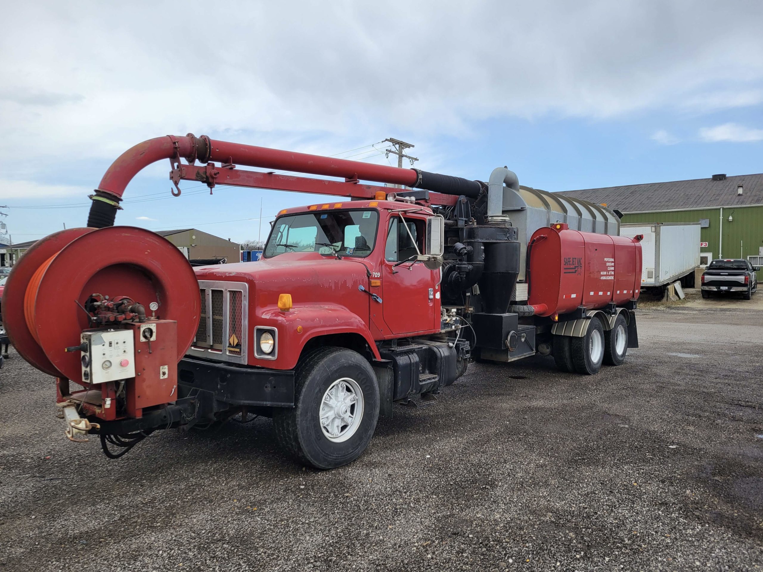 1999 International F-2574 6X4 (12 Yard) Clean Earth Safe Jet Vac Sewer ...