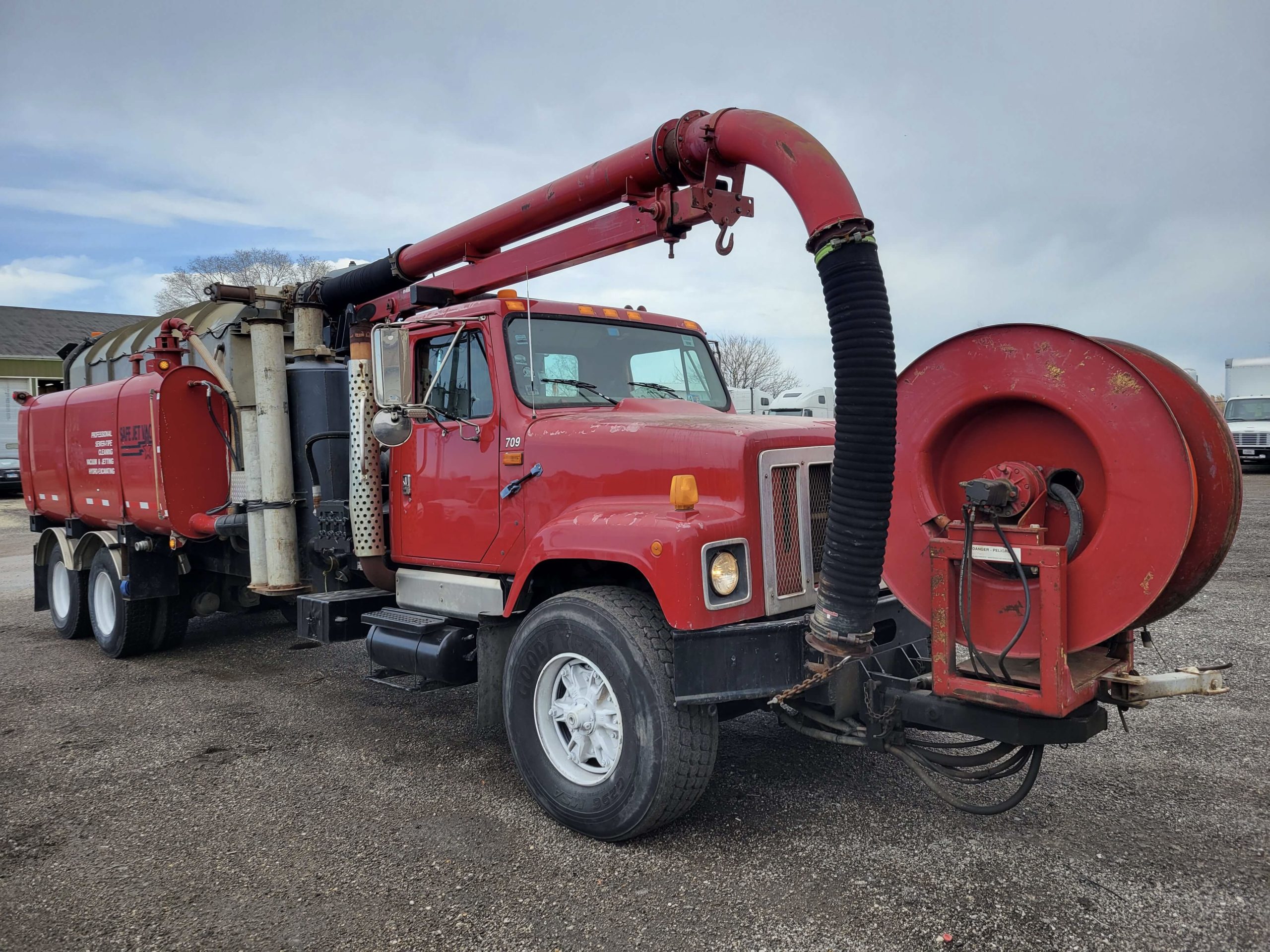 1999 International F-2574 6X4 (12 Yard) Clean Earth Safe Jet Vac Sewer ...